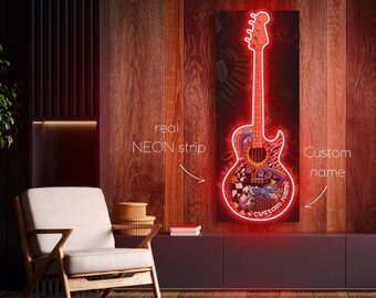 Custom Guitar Led Sign - Etsy
