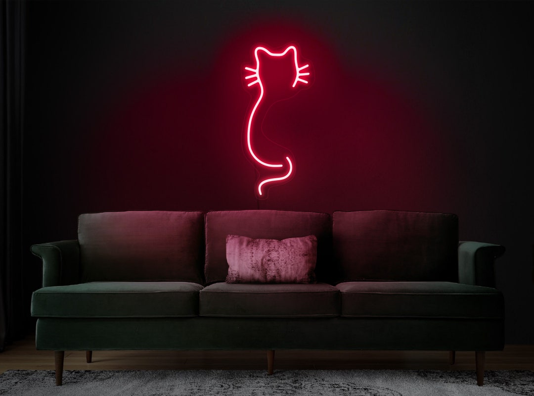 Cat Neon Sign, Cat Neon Light, Cat Light up Sign, Cat Led Light, Neon ...