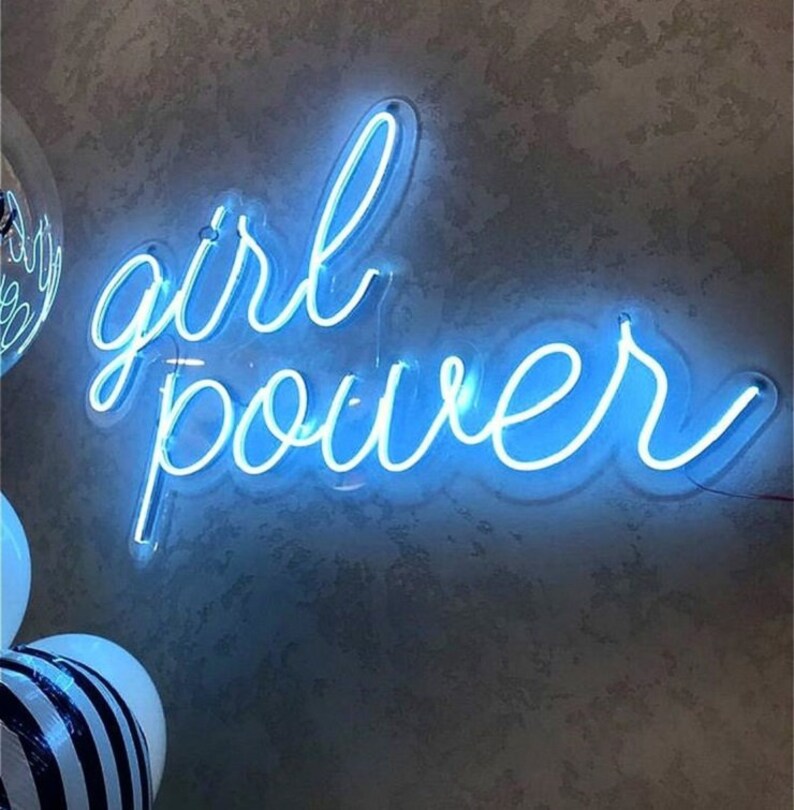 Girl Power Neon Signgirl Power Signneon Sign Bedroomneon | Etsy