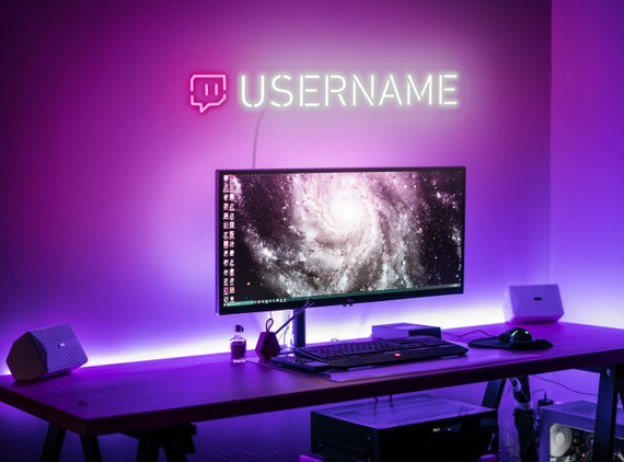 Gamer Tag Neon Sign Custom Neon Sign Gamer Gamer Tag Light - Etsy