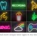 Paw Neon Sign Paw Led Sign Animal Neon Sign Animal Led - Etsy