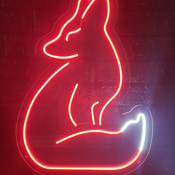 Fox Led Neon Sign - Etsy