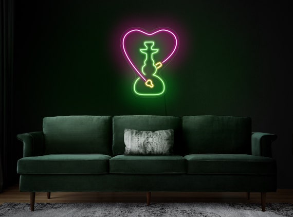 Hookah Smoke Heart Wallpaper