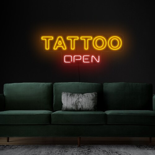 Tattoo LED Neon Sign for Your Studio Wall Art Decor - Etsy