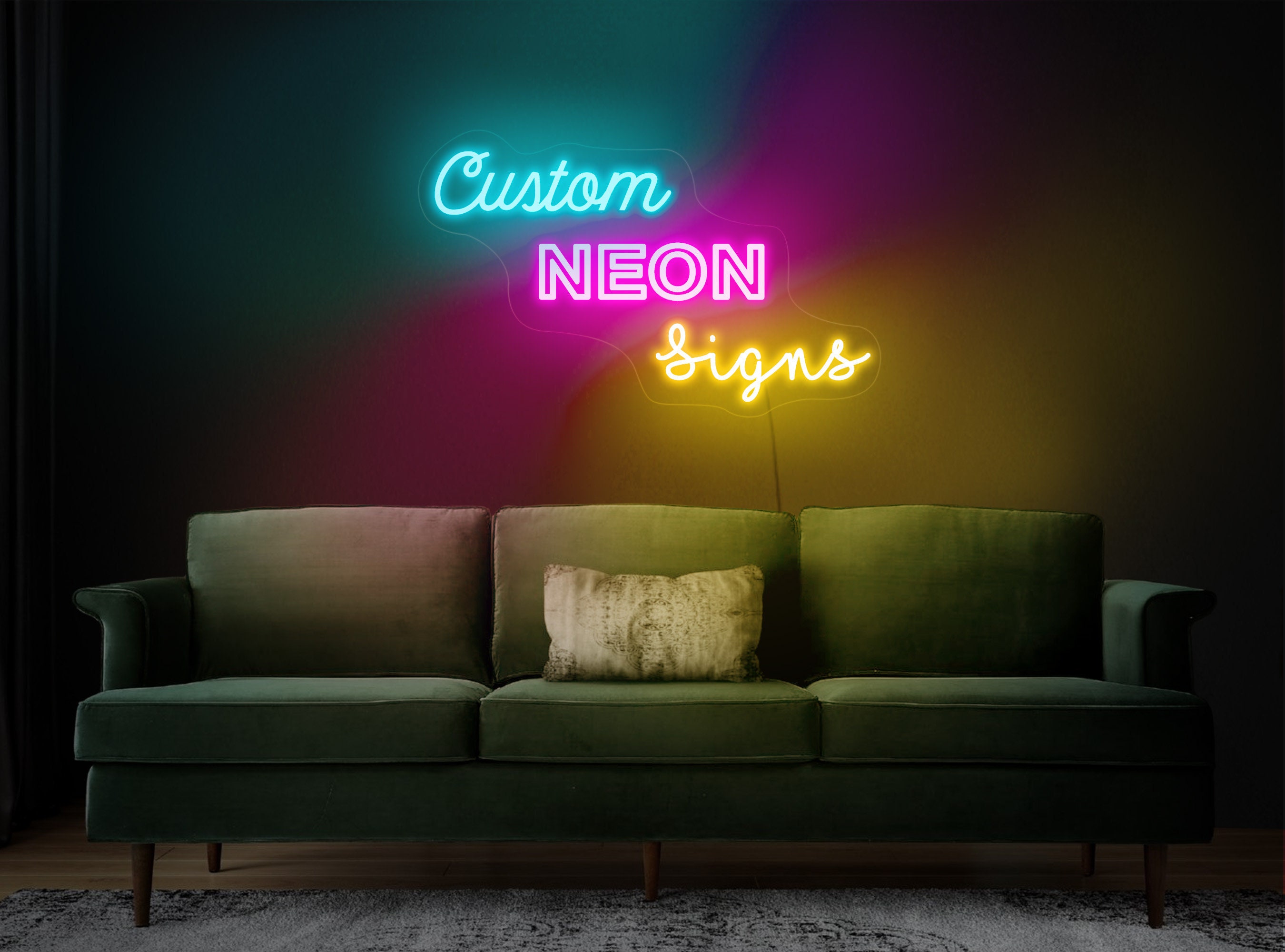 Neon Sign Custom Ledcustom Neon Light Sign For Wallneon Sign Etsy