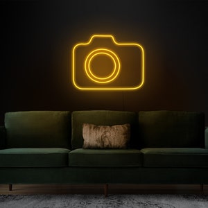 Camera Neon Sign, Camera Led Sign, Camera Light Sign, Photography Neon ...