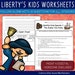 Liberty's Kids Worksheets for ALL Episodes - Print and Digital Format ...