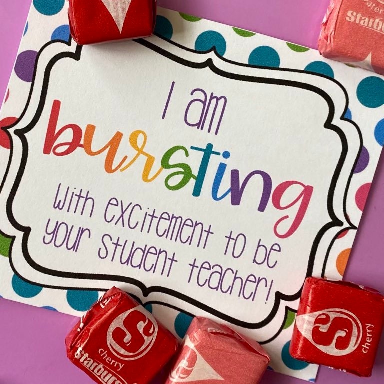 Meet the Teacher Student Gift Starbursts Bursting With Excitement - Etsy