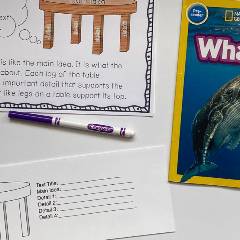 Main Idea Unit: Teaching Main Idea (RI 3.2) With Interactive Activities ...