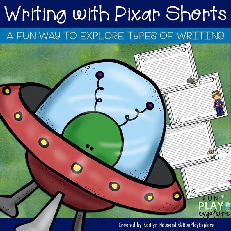 Writing With Pixar Shorts: 13 Writing Prompts Using Volume 1 Pixar ...