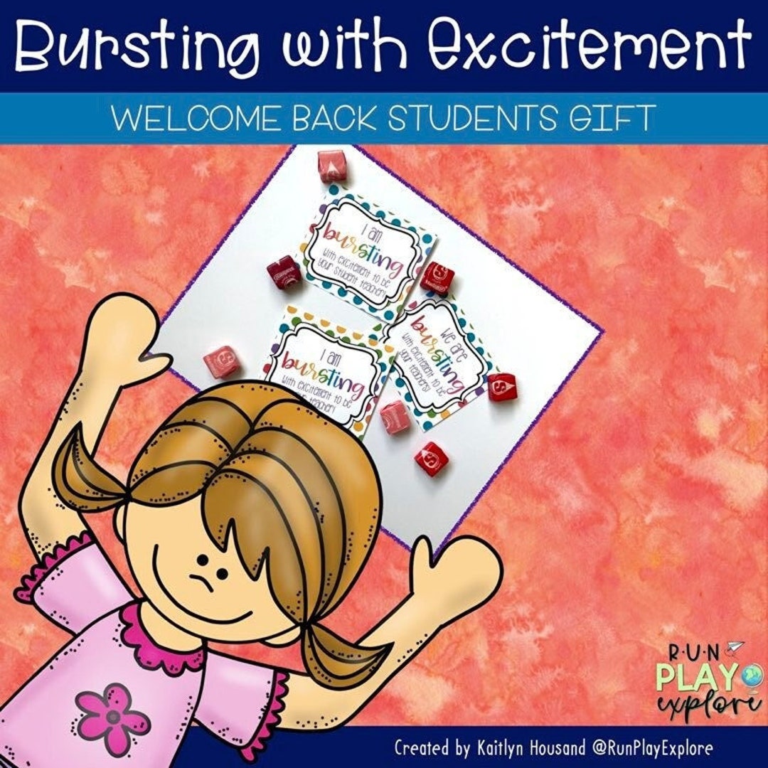 Meet the Teacher Student Gift Starbursts Bursting With Excitement - Etsy