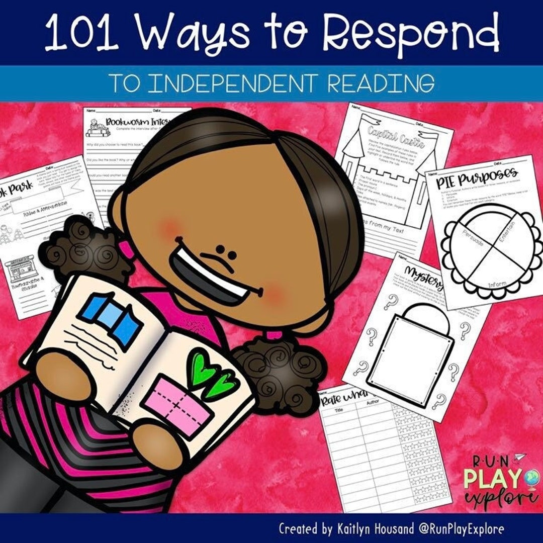 Independent Reading Response Sheets for Readers Workshop 101 Ways to ...