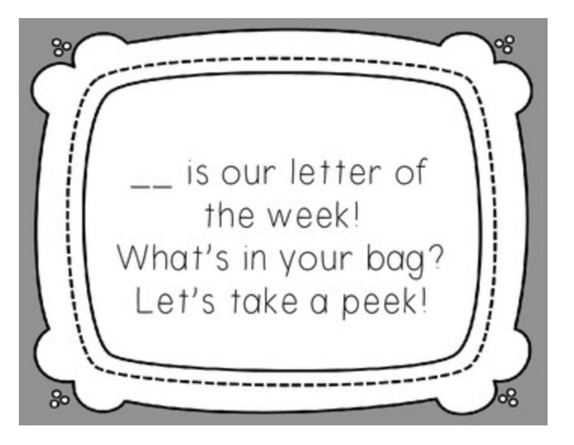 Letter of the Week Curriculum | Alphabet Activities and Lesson Plans - Etsy