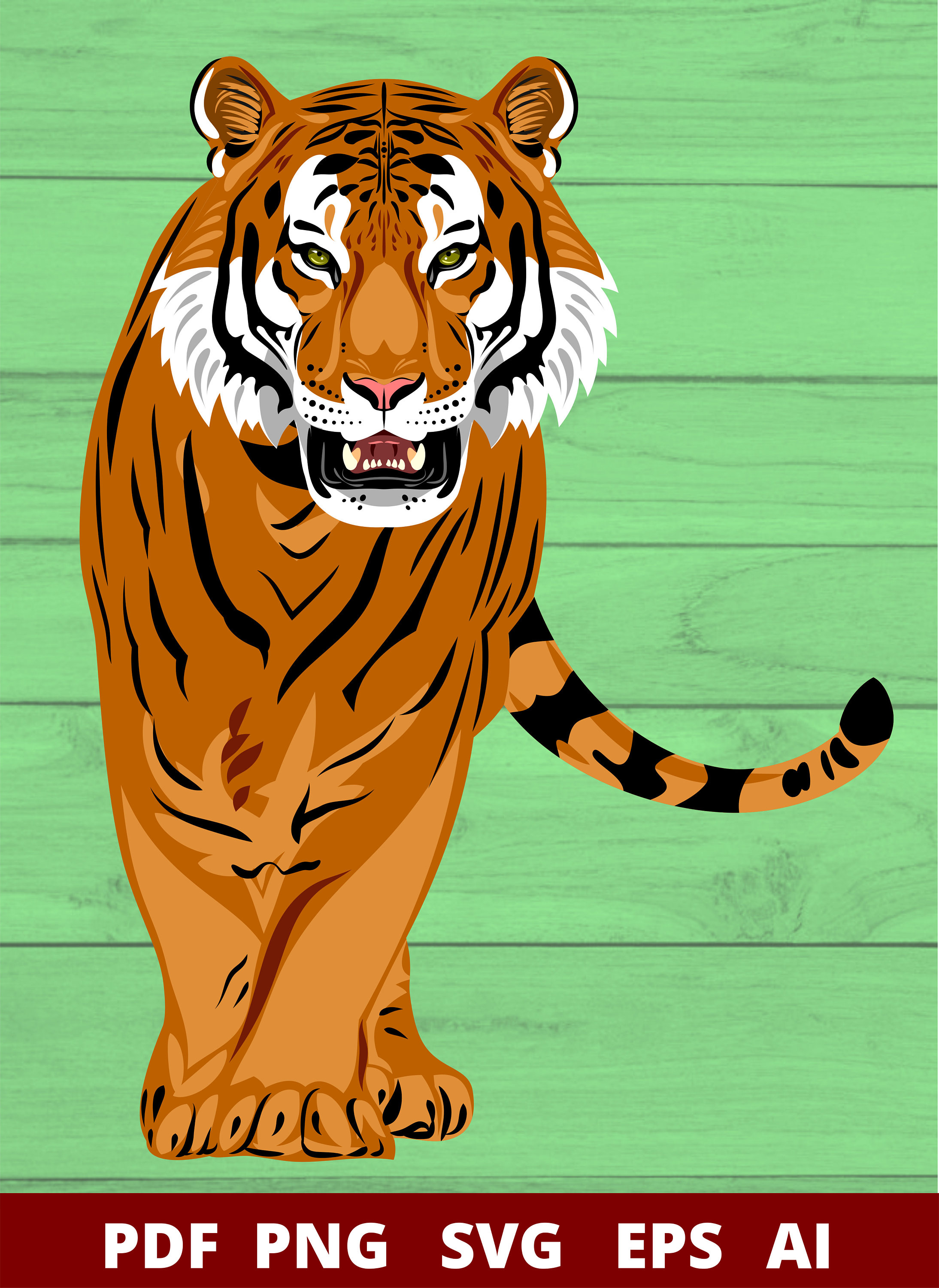 vector png tiger king svg eps pdf TIGER SVG and PNG file download Pet ...