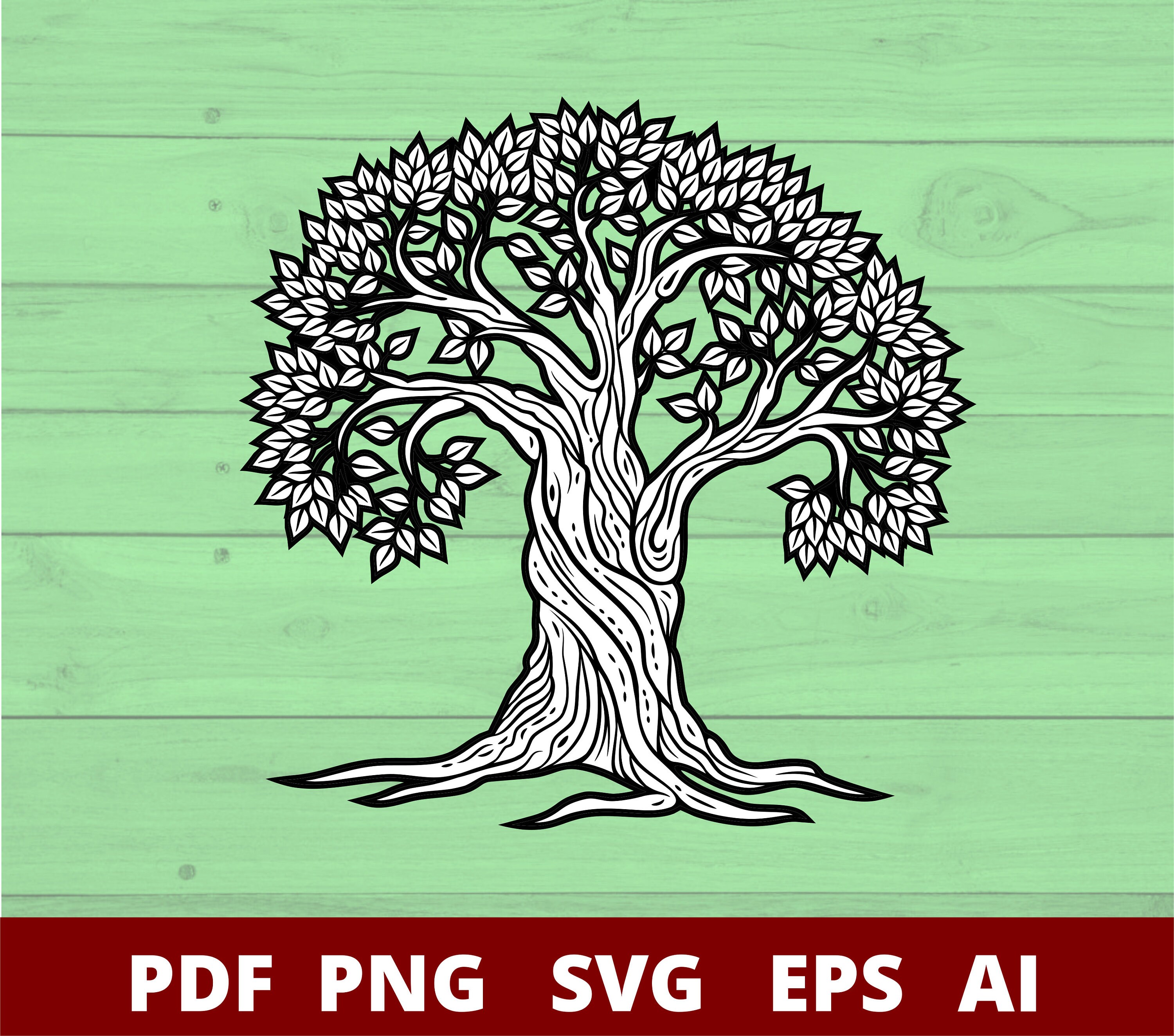 Tree of Life, Oak SVG / SVG Cut File / Car Decal SVG / Instant Download ...