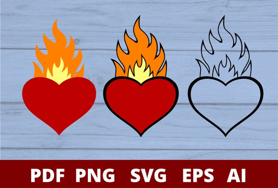 Heraldry Clipart Vector Flames