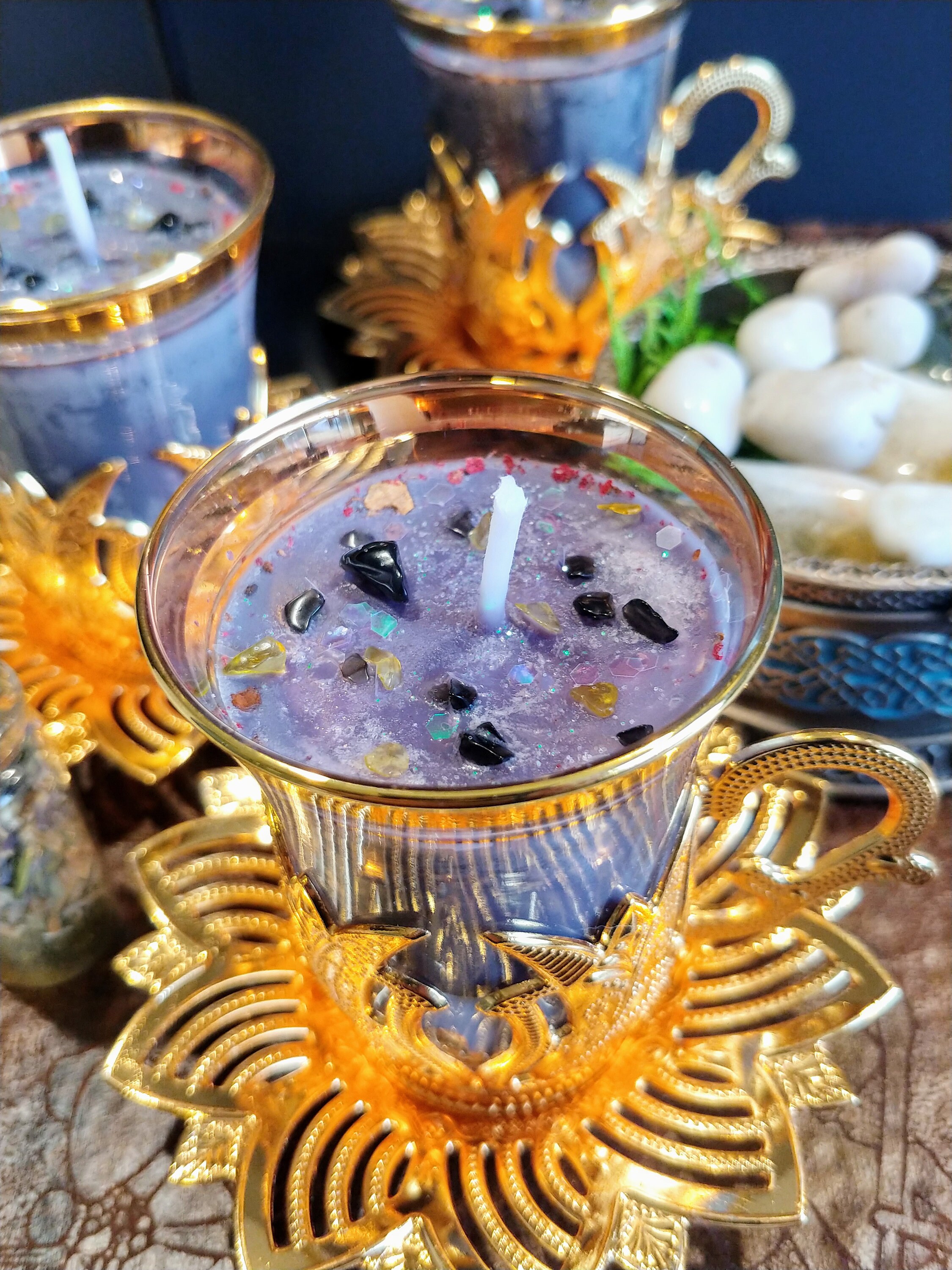 Golden Hecate Altar Candles - Etsy