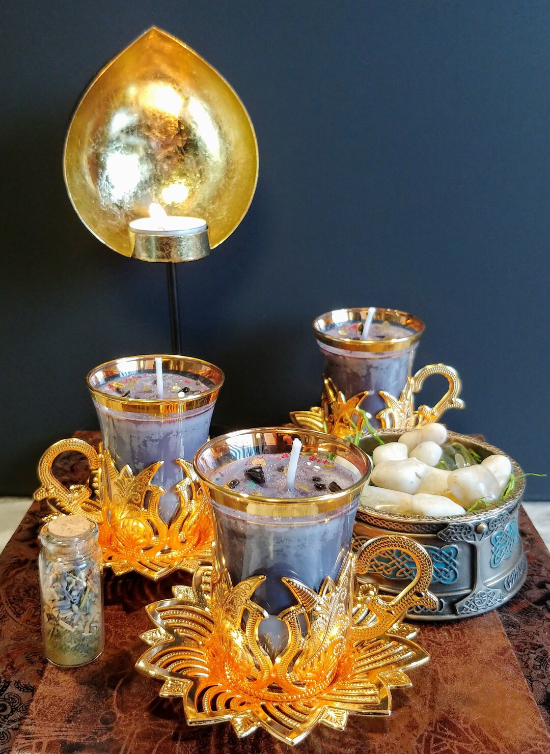 Golden Hecate Altar Candles - Etsy