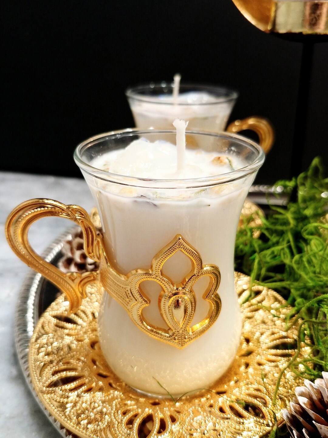 Athena Altar Candles W/ Arrowhead - Etsy