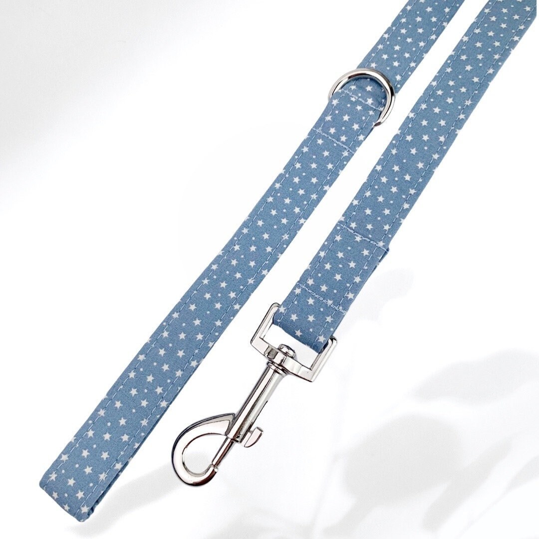 Blue Star Dog Lead Pet Leashes Puppy Leash Silver Dog - Etsy