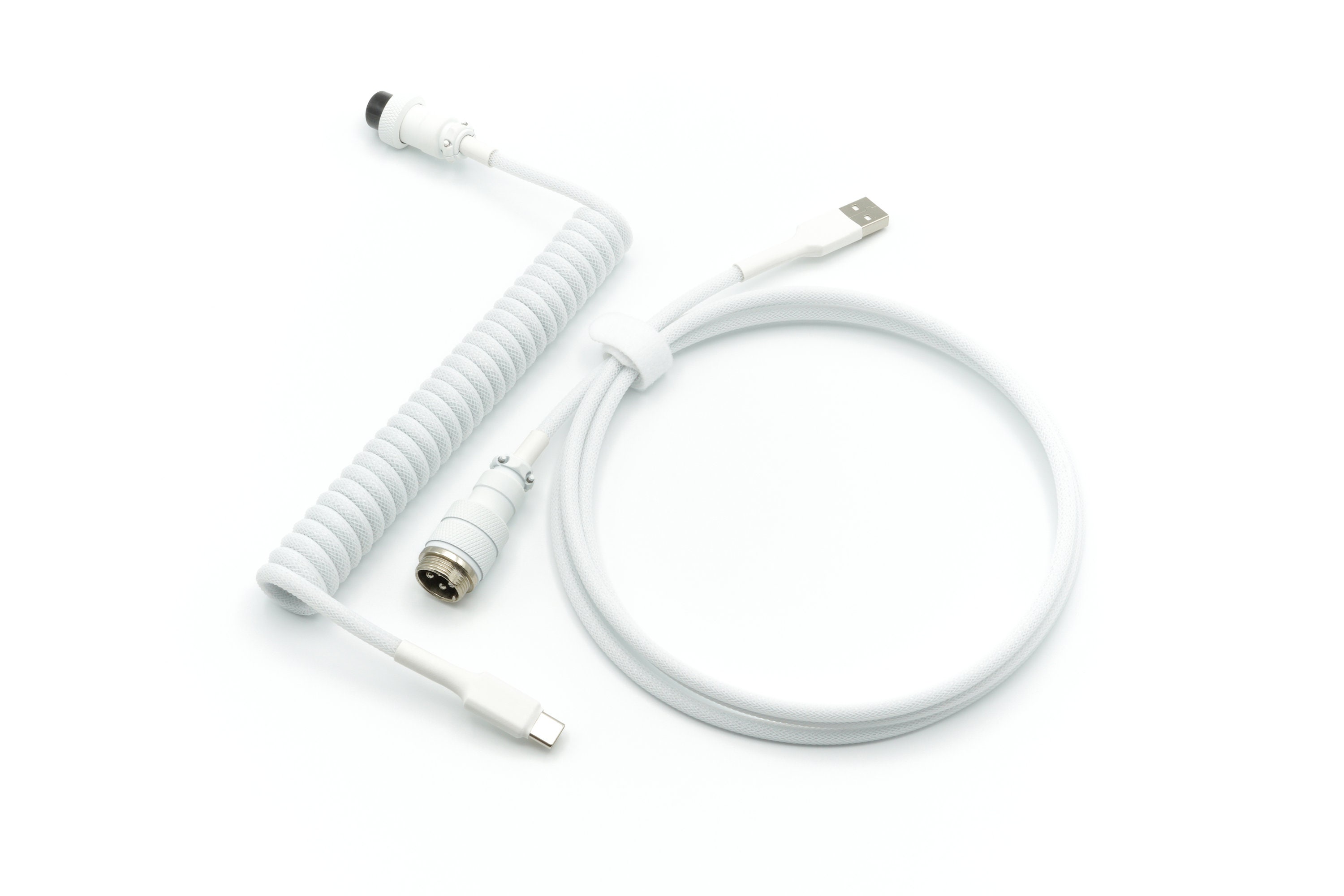 Coiled Detachable Keyboard Cable - Cream (white) - Etsy