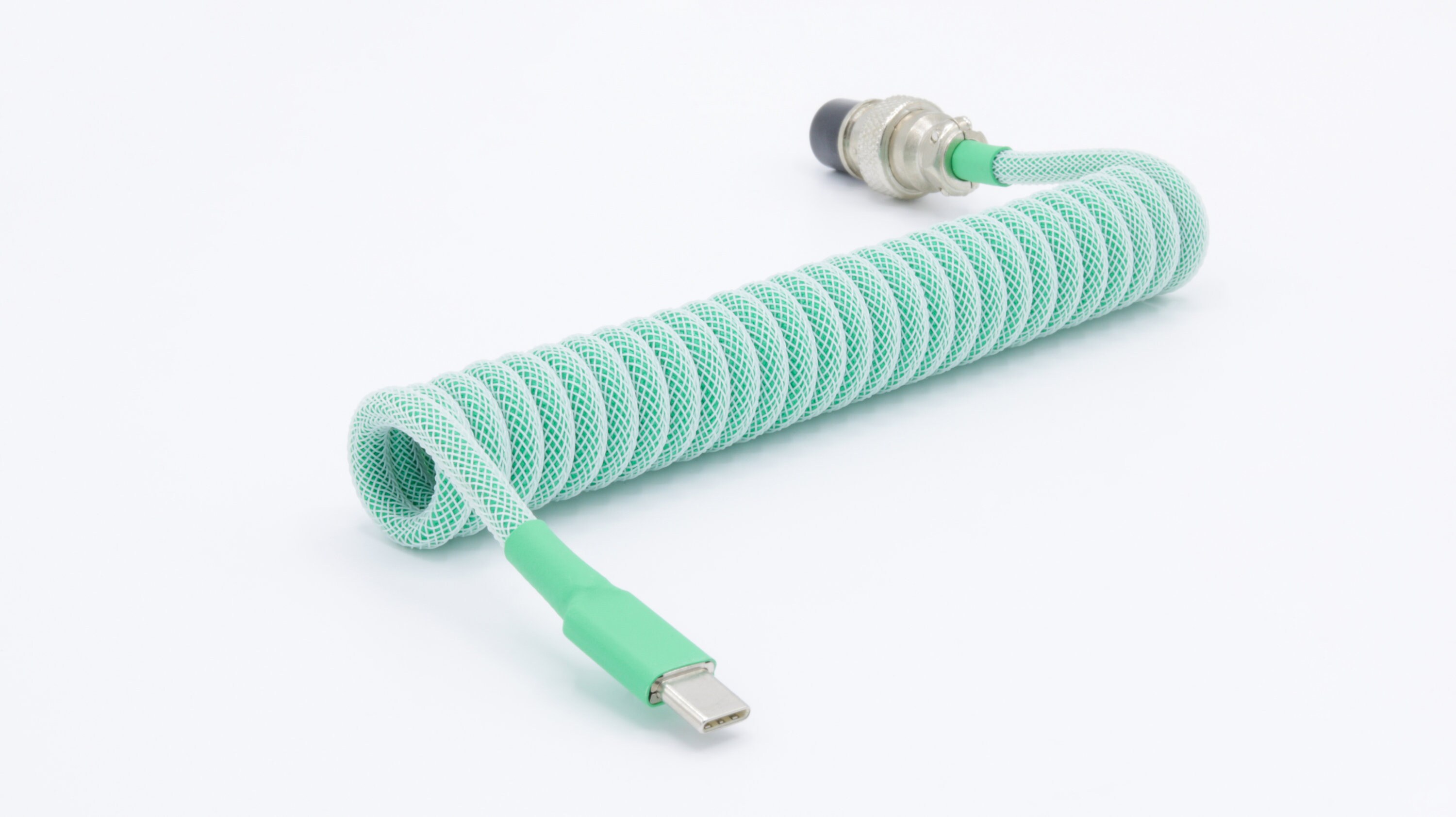 Coiled Detachable Keyboard Cable - Grass (green) - Etsy