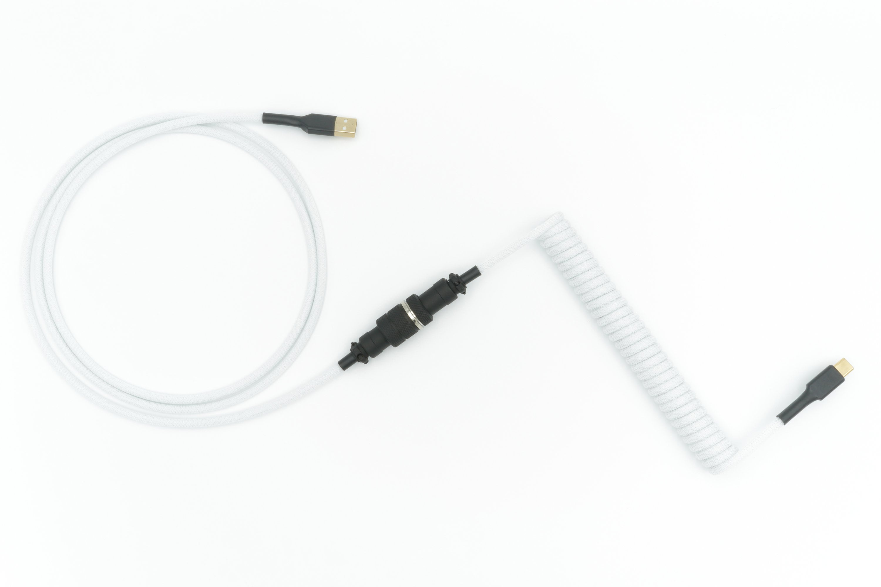 Coiled Detachable Keyboard Cable - Cream (white) - Etsy