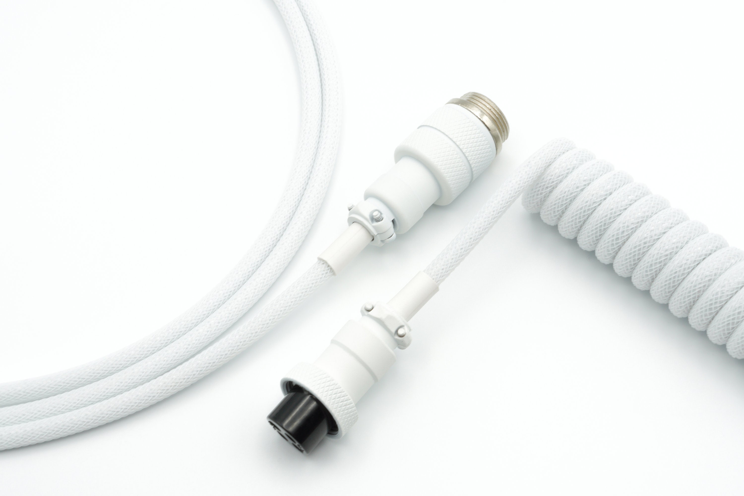 Coiled Detachable Keyboard Cable - Cream (white) - Etsy