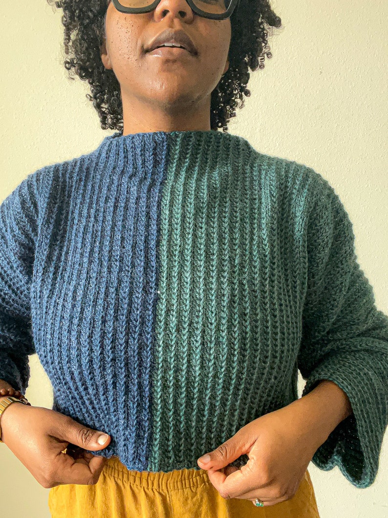 Split Stitch Sweater | Crochet Sweater | Beginner Pattern | Includes ...