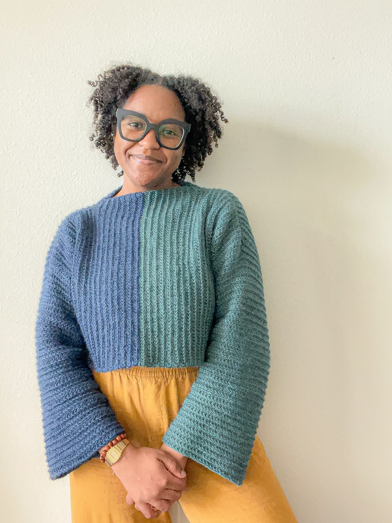 Split Stitch Sweater | Crochet Sweater | Beginner Pattern | Includes ...