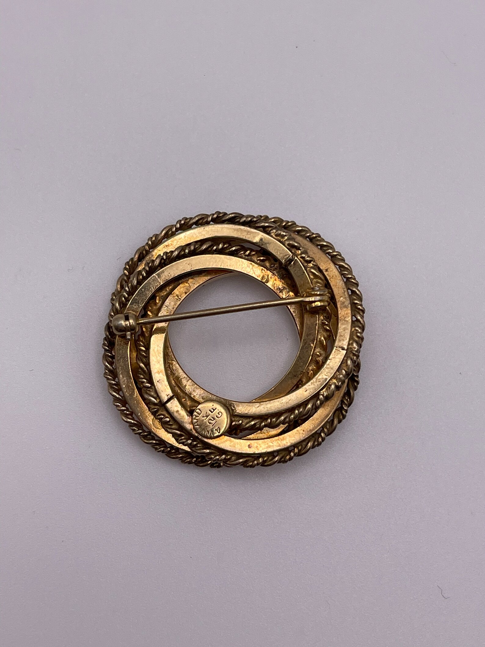 Vintage Monet Pin - Etsy