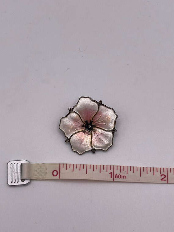 enamel flower pin - Gem