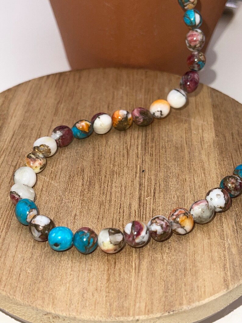 Multi-colored Beaded Necklace - Etsy