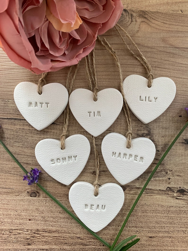 WEDDING FAVOURS Personalised / Table Place Setting / Name Tags - Etsy UK