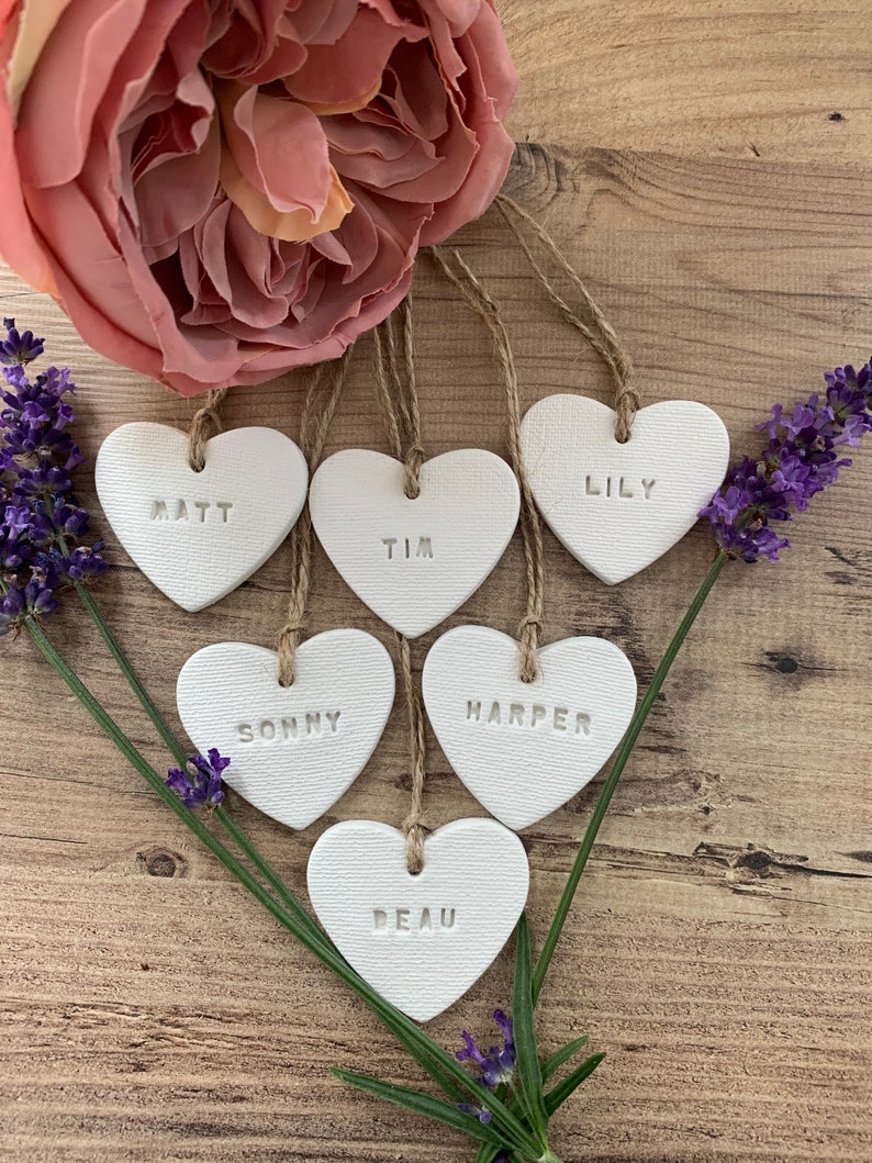 WEDDING FAVOURS Personalised / Table Place Setting / Name Tags - Etsy UK