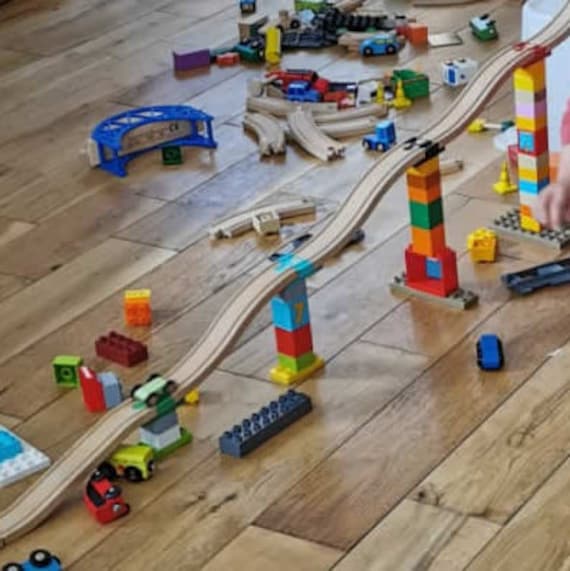 Push & Pull Toys Duplo to Brio Track Adaptor Female to Female 3d ...