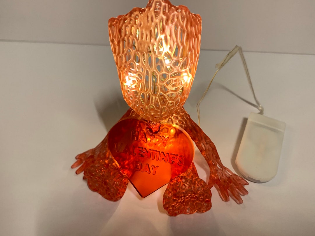 Valentine Gift for Him/her Baby Groot With Personalised Valentines ...