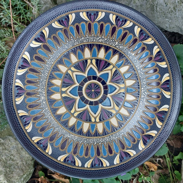Mandala Plate - Etsy