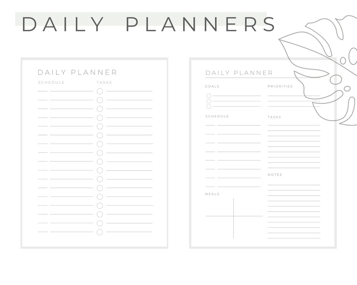Ultimate Planner Templates, Entire Printable Collection, Printable ...