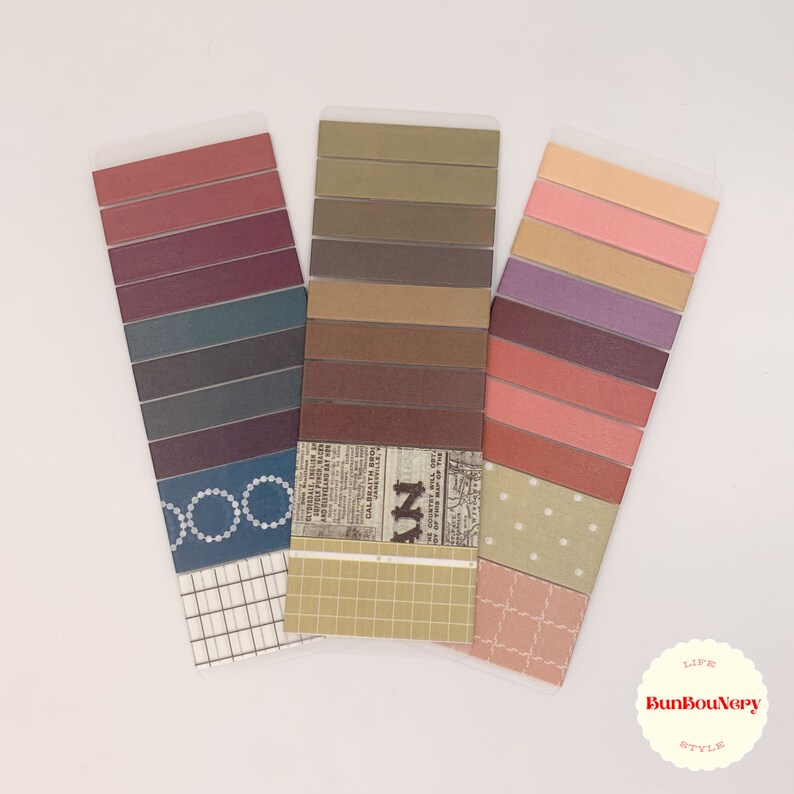 30 Pastel Colors Washi Tapes Set/combo 10mm Wide 50cm Sample | Etsy