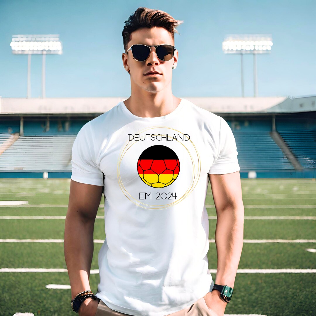 Football EM Germany Shirt, Cotton, Gift, Sports Shirt, Party, Jersey ...
