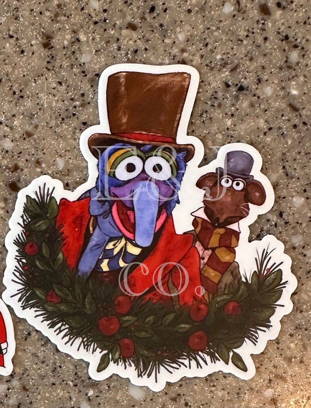 Muppets Christmas Carol-inspired Sticker, Muppets Inspired, Gonzo ...