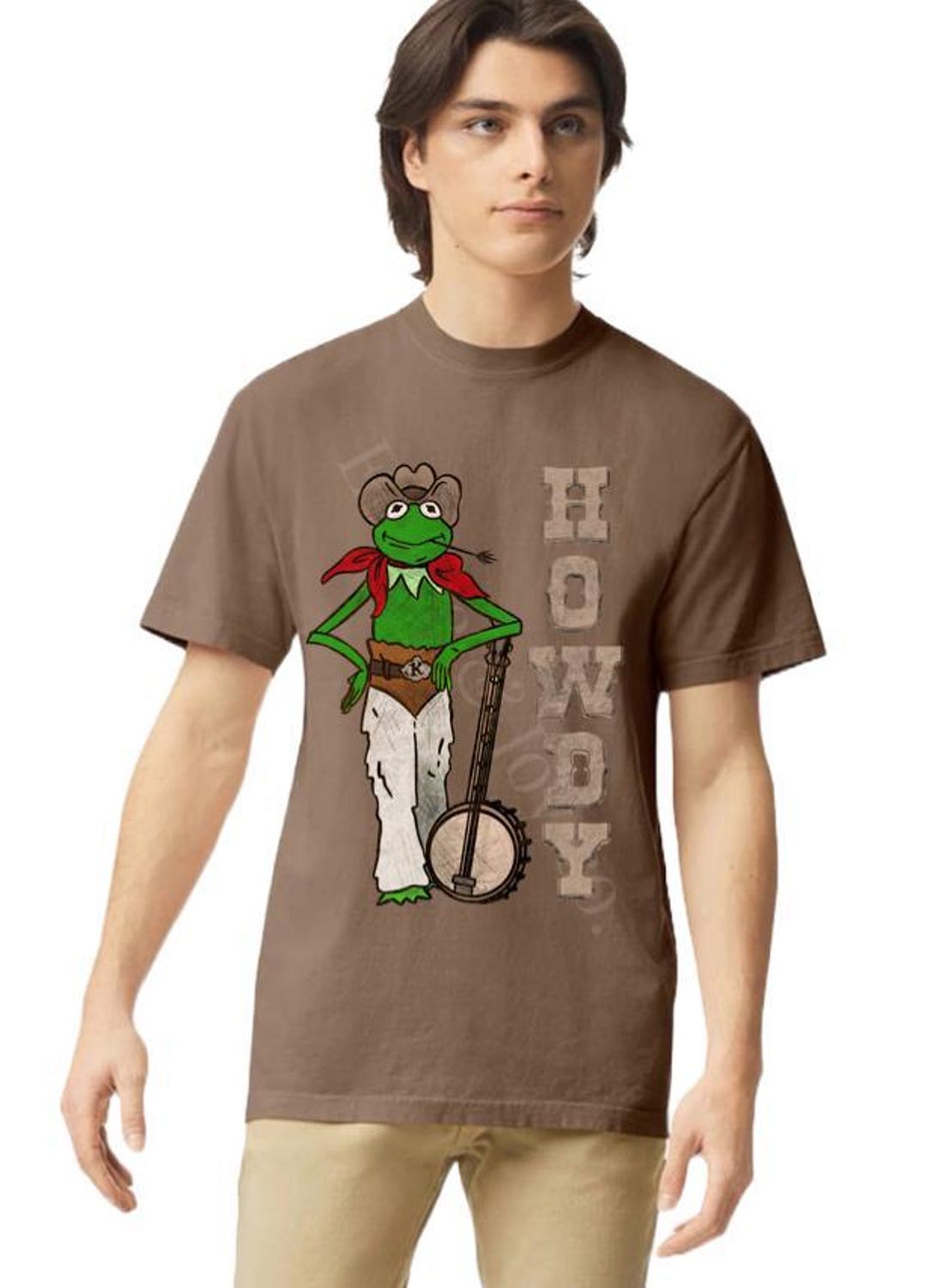 Muppets Inspired, Kermit the Frog Inspired Graphic Tee, Western - Etsy