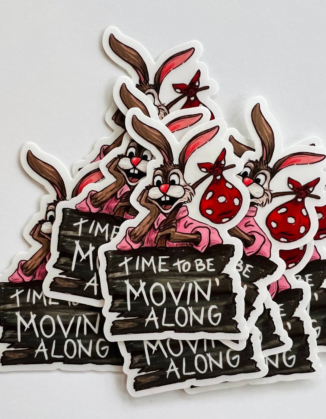 Brer Rabbit Sticker, Splash Mountain, Disney Parks-inspired Sticker - Etsy