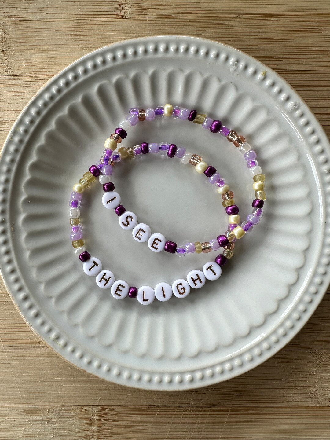 Disney-inspired Beaded Bracelet Sets, Tangled, Rapunzel, "i See the ...