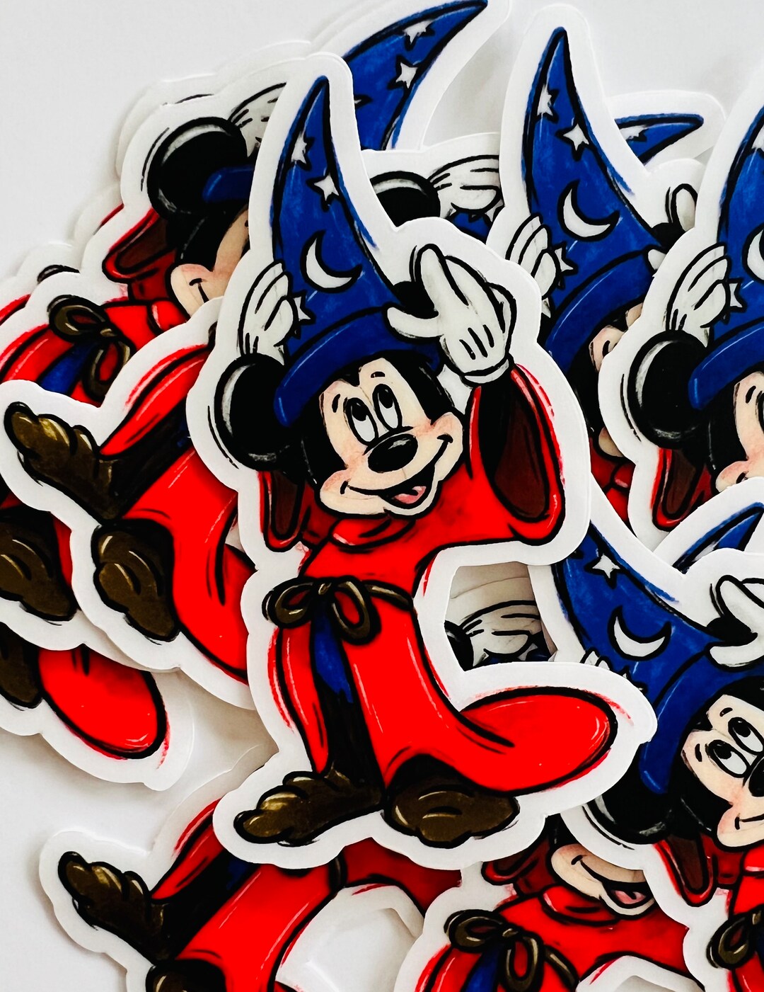 Sorcerer Mickey Sticker, Disney Parks-inspired Sticker, Fantasmic - Etsy