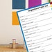 Wall Paint Checklist- Keeping a Record of Your Paint Names and Numbers ...