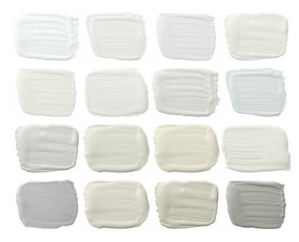 Top Wall Paint Colors Interior Designer's Use. Color Swatch, Name and ...