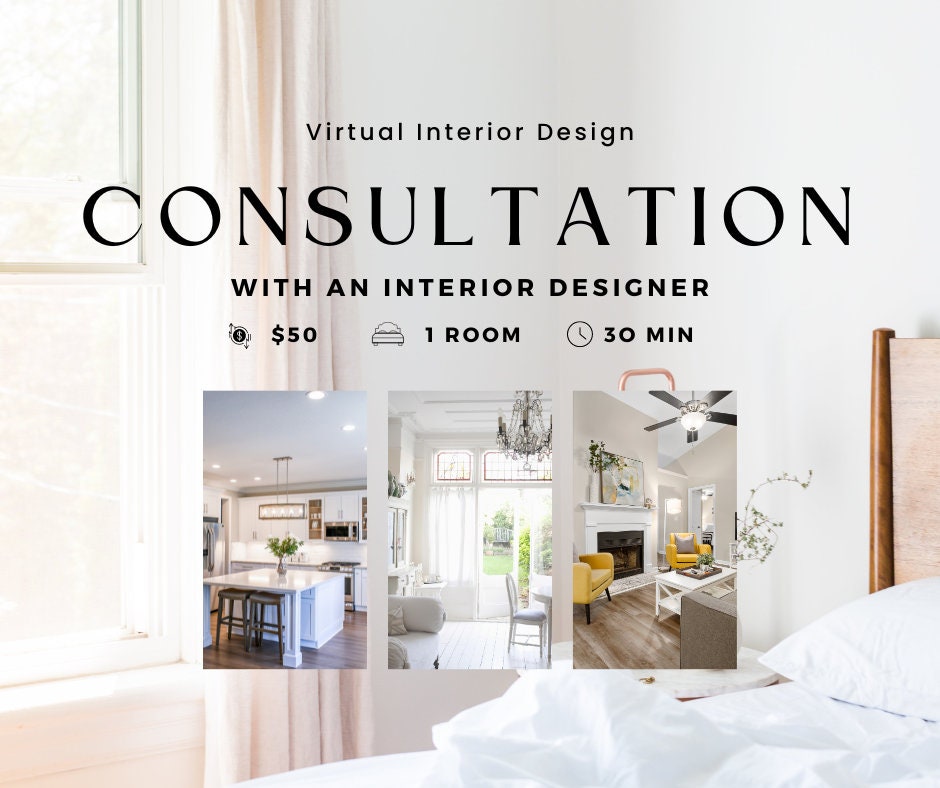 Virtual Interior Design Consultation - Etsy