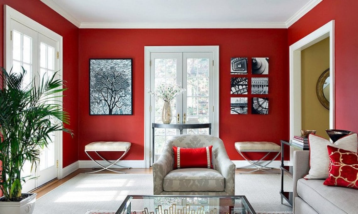 Top 9 Red Paint Colors Designers Use - Get That Designer Look - Etsy